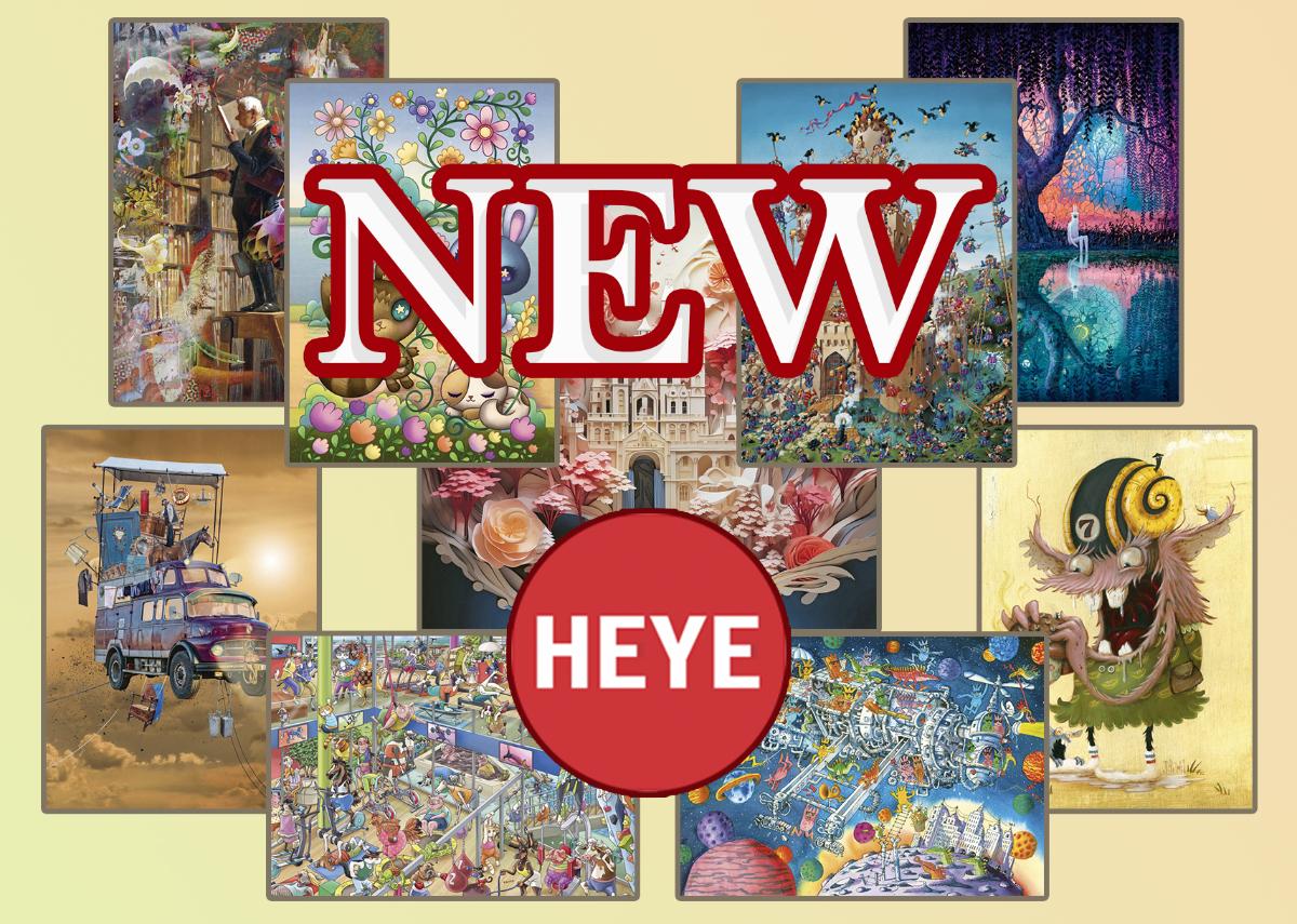 Новинки пазлов Heye (январь 2025) | ShopUdachi.ru